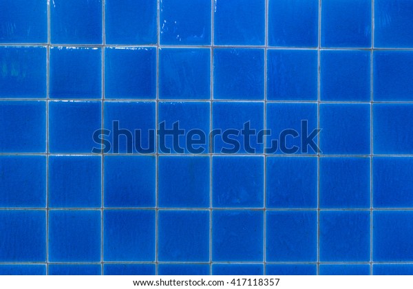 Blue Tile Texture Background Stock Photo (Edit Now) 417118357