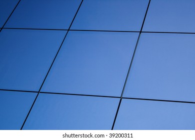 Blue Windows Skyscraper Forming Diagonal Pattern Stock Photo 39200311 ...