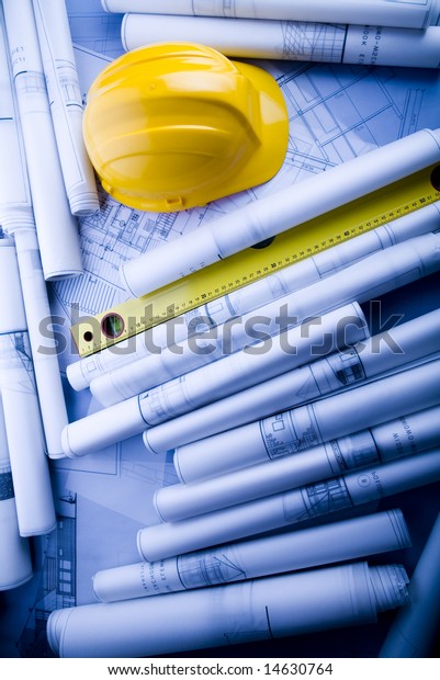 Blueprints Stock Photo 14630764 | Shutterstock