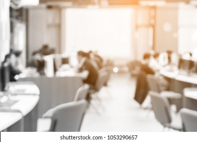Blur Image Computer Lab Use Backgroundblack Stock Photo 1053290657 ...