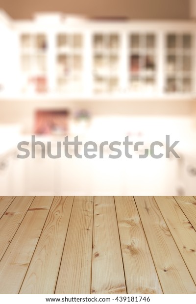 Blurred Abstract Background Kitchen Interior Blurry Stock Photo (Edit ...