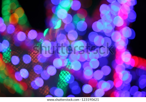 Blurred Abstract Pattern Circle Light Photo Stock Photo 123190621 ...
