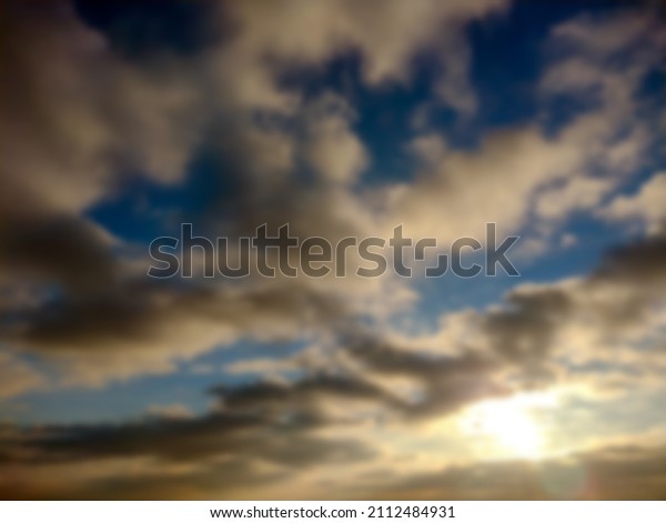 Blurred Cloudy Sky Sky Texture Stock Photo 2112484931 | Shutterstock