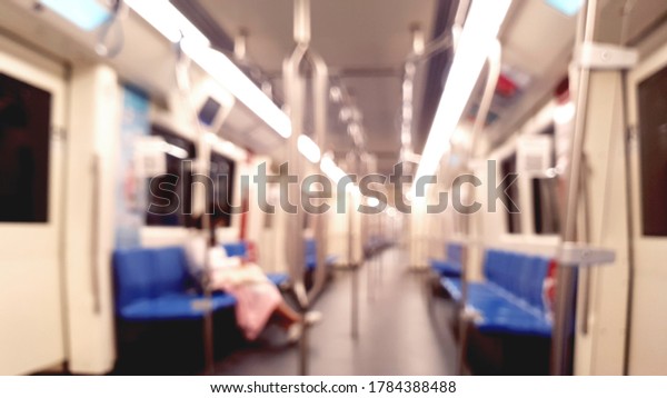 Blurred View Inside Mrt Train Only Stock Photo 1784388488 | Shutterstock