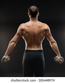 Shirtless Athletic Man Turned Back On Stock Photo 1668508003 | Shutterstock