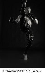 Bodybuilder Posing Different Poses Demonstrating Their Stock Photo ...