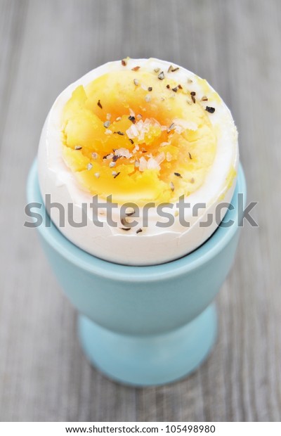 Boiled Egg Salt Pepper Stock Photo 105498980 | Shutterstock