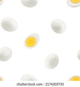 Boiled Egg Without Shell Isolated On Stock Photo 2174203733 | Shutterstock