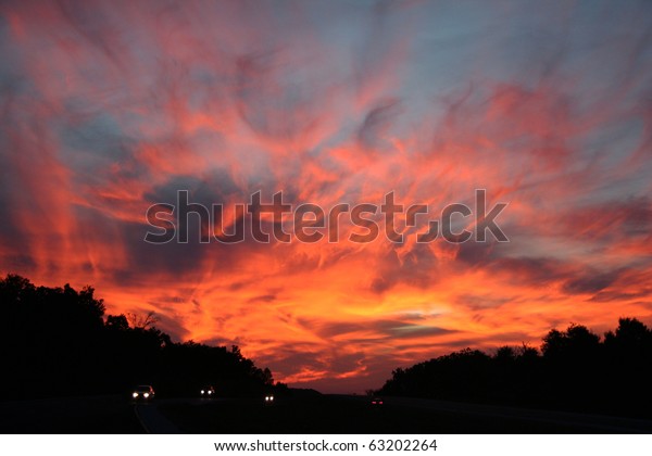 Boiling Sky Over Oklahoma Dramatic Fall Stock Photo 63202264 | Shutterstock
