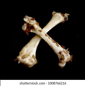Bones On Black Background Stock Photo 1008766186 | Shutterstock
