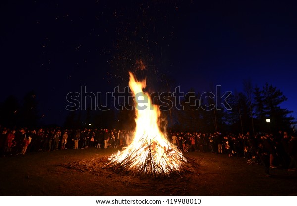 Bonfire Valborg Stock Photo 419988010 | Shutterstock