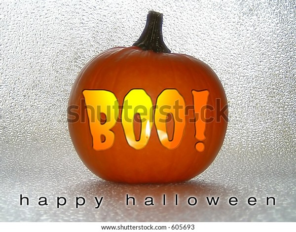 Boo Pumpkin Stock Photo 605693 | Shutterstock