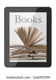 Book Generic Teblet Computer 3d Model Stock Photo 2160707299 | Shutterstock