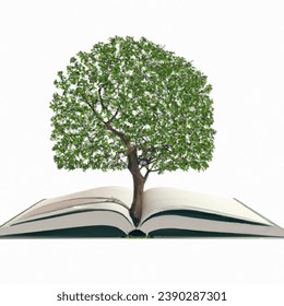 Plant Life Chronicles Book Cover Tree AI-generated image 2590180749 ...