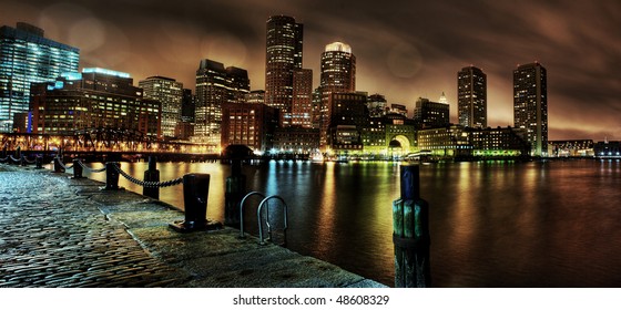 4,995 Boston skyline night Stock Photos, Images & Photography ...