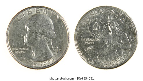 Both Sides Worn 1976 Us Quarter Stock Photo (Edit Now) 1069354031