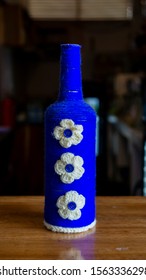 Bottles Decorated Using Threads Plastic Butterflies Stock Photo ...