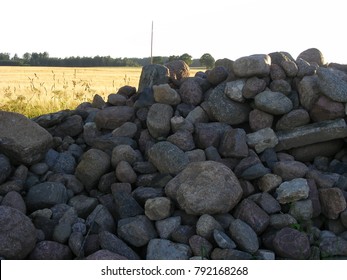 Boulders Stack Roadside Stone Different Sizes Stock Photo 792168268 ...