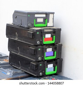 Boxes Filled Bank Note Automatic Teller Stock Photo 144058807 ...