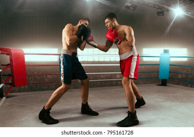 Boxing Sparring Fight Stock Photo (Edit Now) 796116430
