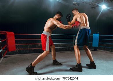 Boxing Sparring Fight Stock Photo (Edit Now) 796116430
