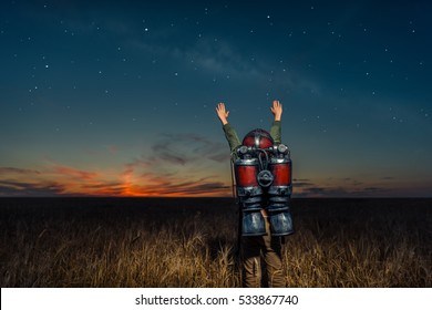 778 Boy backpack night Images, Stock Photos & Vectors | Shutterstock