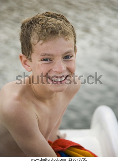 Boy Beach Stock Photo 128073701 | Shutterstock