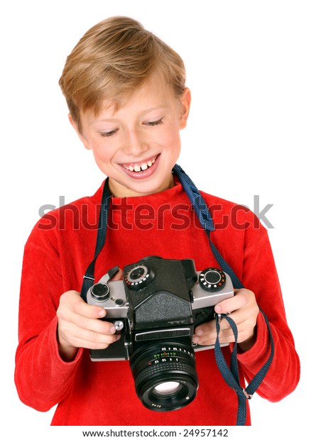 Boy Camera Stock Photo 24957142 | Shutterstock