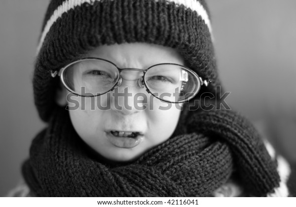Boy Cap Glasses Stock Photo 42116041 | Shutterstock