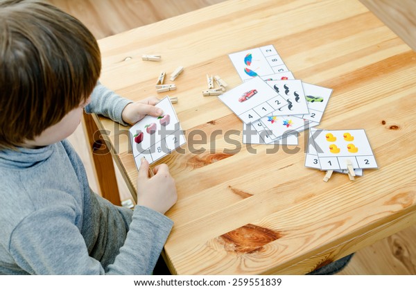 Boy Learning Math Stock Photo 259551839 | Shutterstock