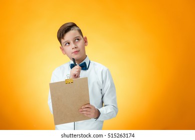 Boy Pen Tablet Notes Stock Photo 515263174 | Shutterstock