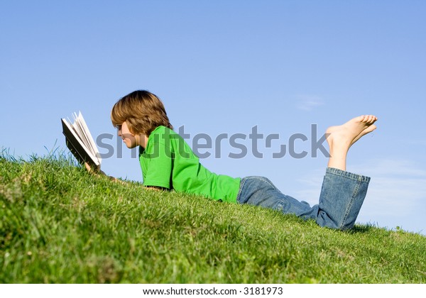 Boy Reading Stock Photo 3181973 | Shutterstock