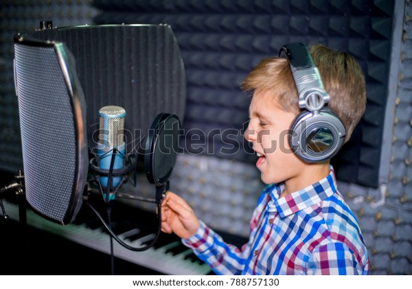 Boy Recording Studio Stock Photo 788757130 | Shutterstock