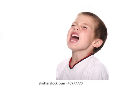 Boy Screaming Stock Photo (Edit Now) 45977773