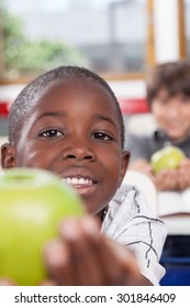 Boy Sharing Apple Stock Photo 301846409 | Shutterstock