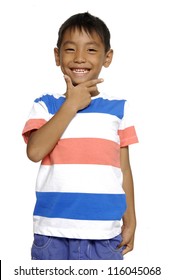 Boy Squeezing His Cheeks Making Funny Stock Photo 116045068 | Shutterstock