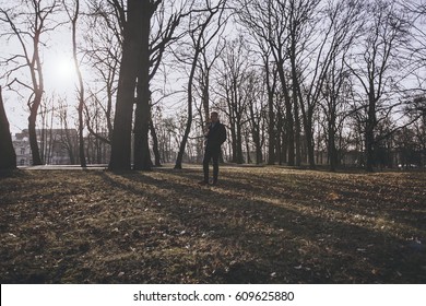 Boy Sunset Trees Stock Photo 609625880 | Shutterstock
