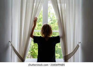 Boy Waiting Something By Window Child Stock Photo 2183699685 | Shutterstock