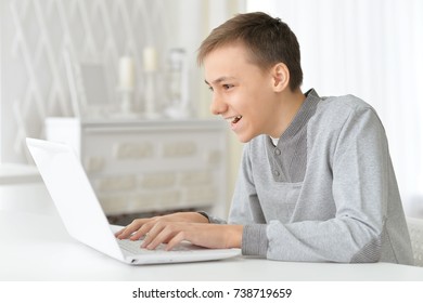 Boy Working Computer Stock Photo 738719659 | Shutterstock