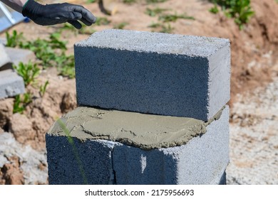 Boys Hands Stack Cinder Block Post Stock Photo 2175956693 | Shutterstock