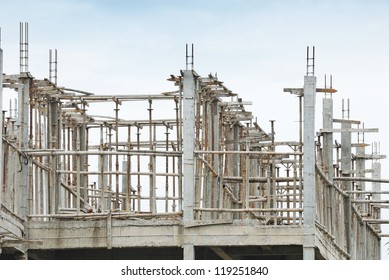 Bracing Backpropping Adjustable Prop Process Concrete Foto de stock ...