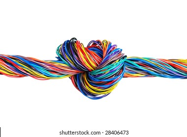 Braided Color Computer Cable Stock Photo 28406473 | Shutterstock