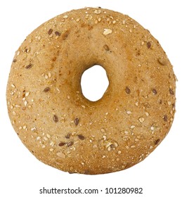 Bread Bagel On White Background Stock Photo 101280982 | Shutterstock