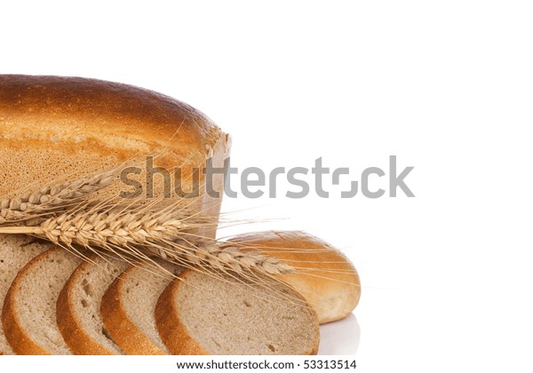 Bread Bun White Background Stock Photo 53313514 | Shutterstock