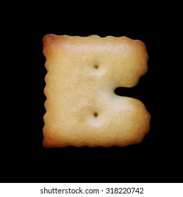 Bread Sample Letter B On Black Stock Photo 318220742 | Shutterstock