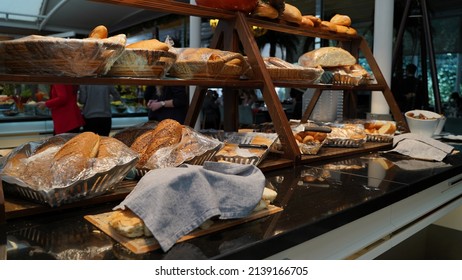 Bread Section Bread Types Buffet Luxury Stock Photo 2139166705 ...