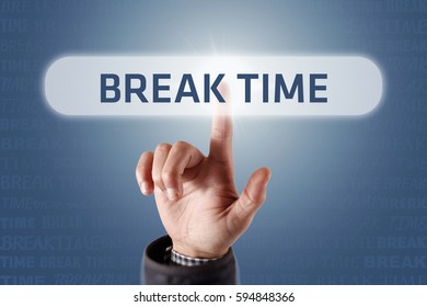 Break Time Touch Screen Concept Stock Photo 594848366 | Shutterstock