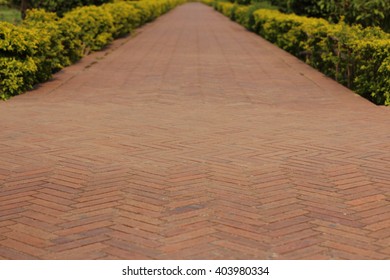 Brick path garden Images, Stock Photos & Vectors | Shutterstock