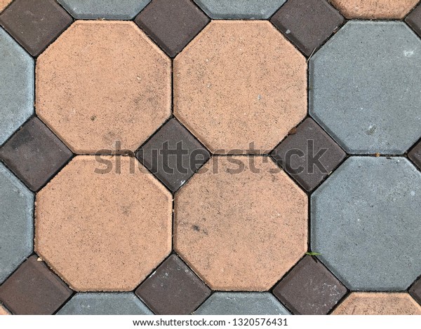 Brick Pattern Floor Tile Texture Material Stock Photo 1320576431 ...