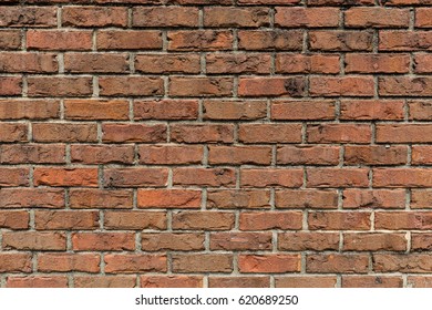 Brick Wall Aged Patched Multitextured Brick Stock Photo 620689250 ...